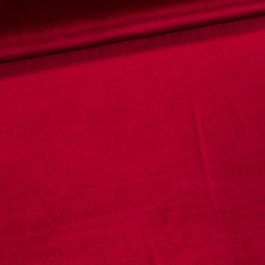 Polyesterový úplet / samet VELVET 12 UNI jednobarevný červený, š.150cm ...